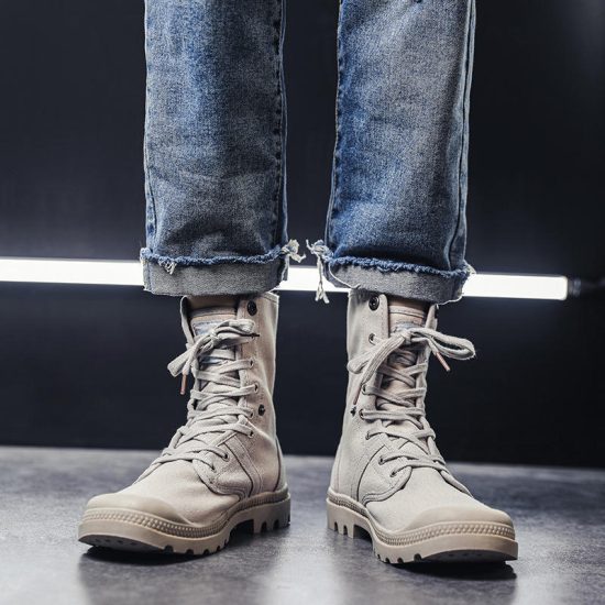 High quality canvas upper boots - Canvas Shoes Manufacturers, Custom ...